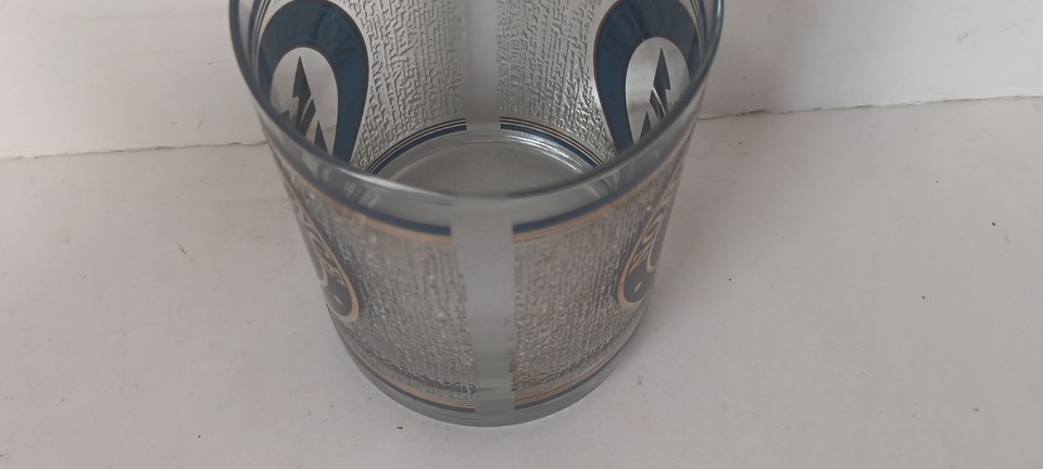 Nordic Prince LOT of TWO (2) Cruise Liner Ship Frosted Glass Golden ...