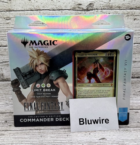 Magic The Gathering Final Fantasy Collector’s Edition Commander Deck ...
