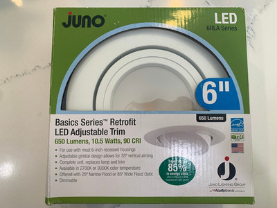 Juno LED 6RLA Retrofit LED Adjustable Trim | eBay