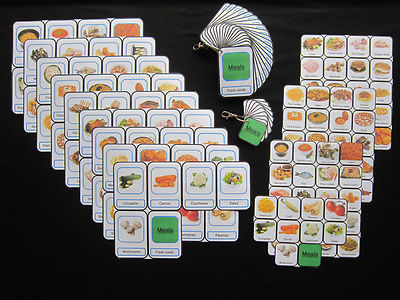 Everyday Meals Visual Cards Autism/ADHD/PECS/Non verbal Visual Aid ...