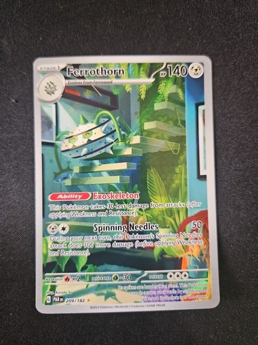 Ferrothorn - 209/182 - Pokemon Paradox Rift Illustration Rare Card NM ...