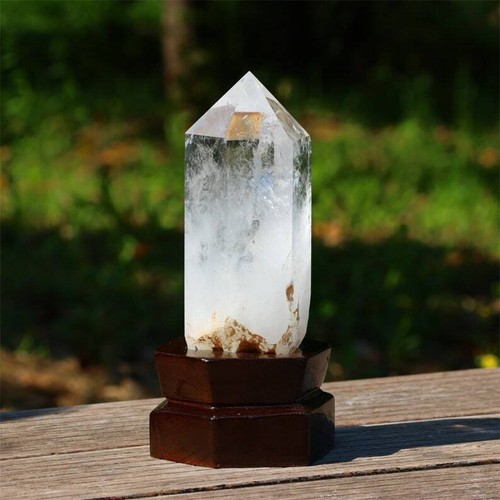 3.63LB Top! Natural Clear Quartz Crystal Obelisk Reiki Heal Crystal ...