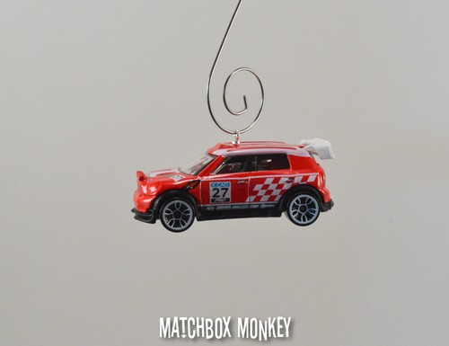 RARE Custom Mini Cooper Rally Christmas Ornament 1/64 Racing Morris ...