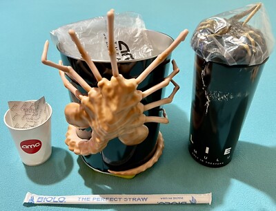 Alien Romulus / AMC / Regal / Facehugger / Popcorn Bucket & Cup w ...