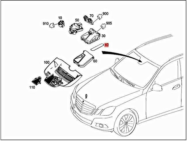 Genuine Mercedes-Benz Camera Insert 2129870123 OEM for sale online | eBay
