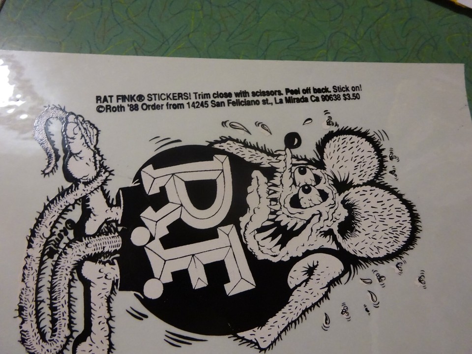 RAT FINK / ED ROTH DECALS AND STICKERS | eBay