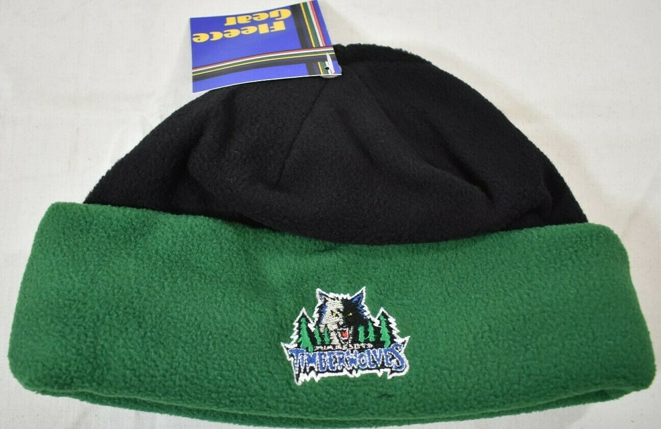 NBA Fleece Gear Mens Minnesota Timberwolves Beanie Hat New | eBay