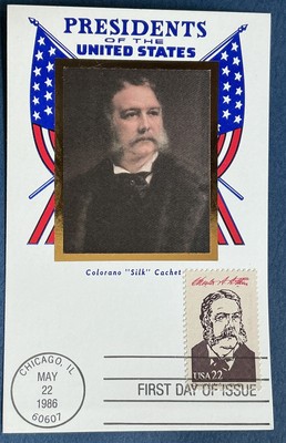Colorano Silk Maxi-Card 2218 President Chester A Arthur | eBay