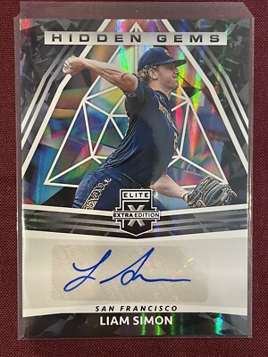 Liam Simon 2022 Panini Elite Extra Edition - Hidden Gems Auto | eBay