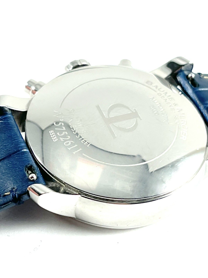 Baume Mercier Classima Chronograph Automatic Mens Watch Model 65533 Exc ...