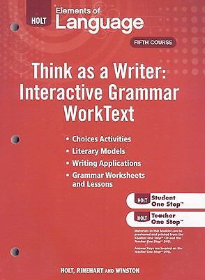 Holt Elements of Language Ser.: Holt Elements of Language, Fifth Course ...
