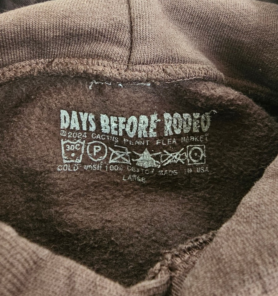 Travis Scott CJ x Cactus Plant Flea Market “FREE THUGGER” Hoodie CPFM ...