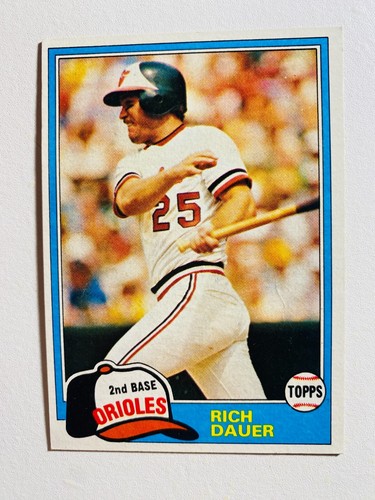 1981 TOPPS #314 RICH DAUER NM-MT MLB BASEBALL CARD | eBay