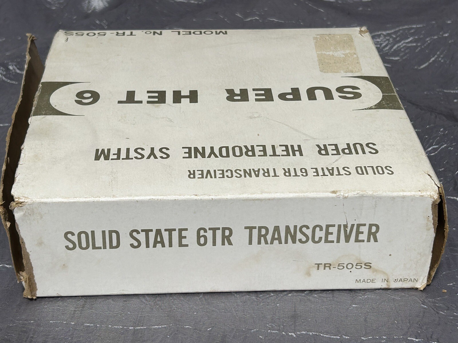 Solid State 6TR Transceiver SUPER HETERODYNE SYSTFM Made in Japan | eBay