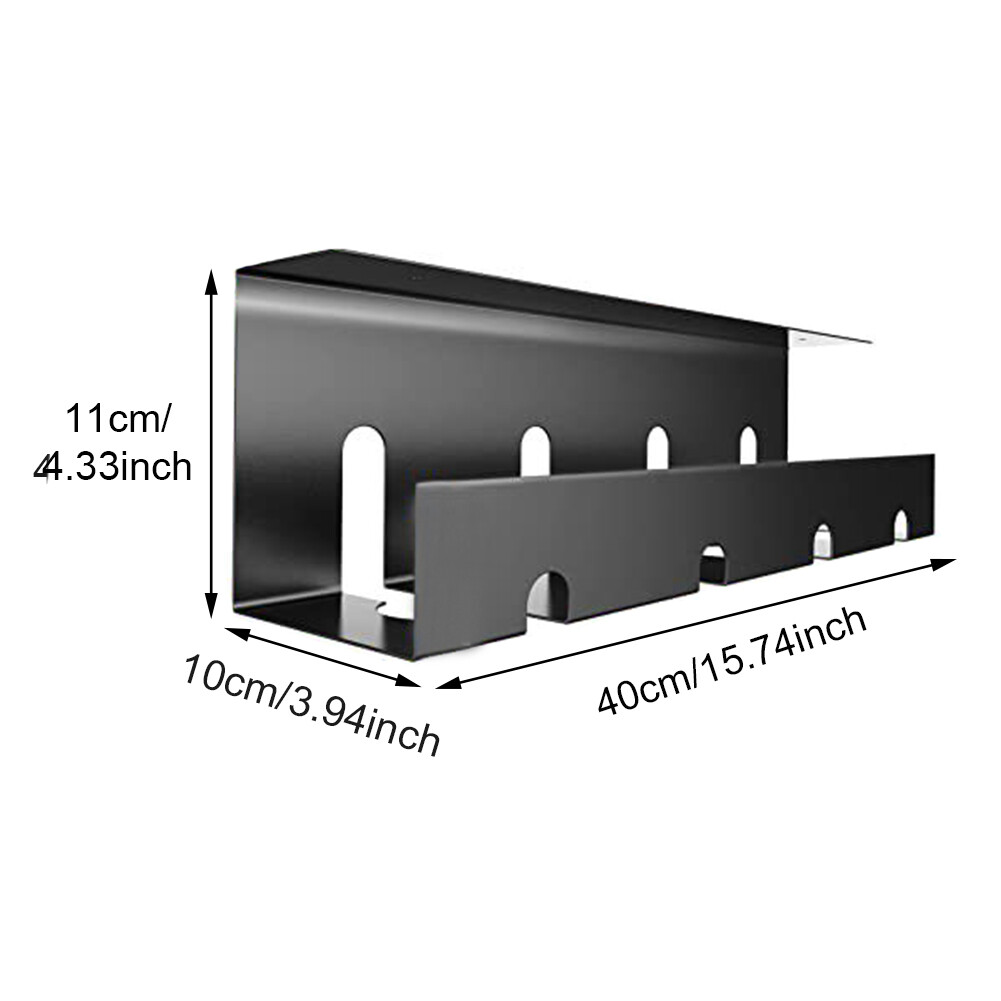Keep Tidy Under Desk Cord Home Cable Management Tray Raceway Wire ...