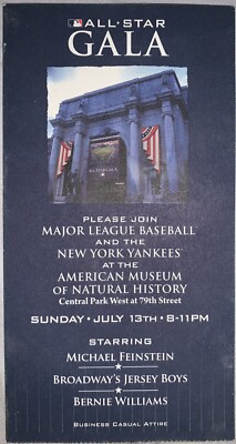 2008 MLB Baseball All Star Game GALA Ticket RARE New York Yankees | eBay