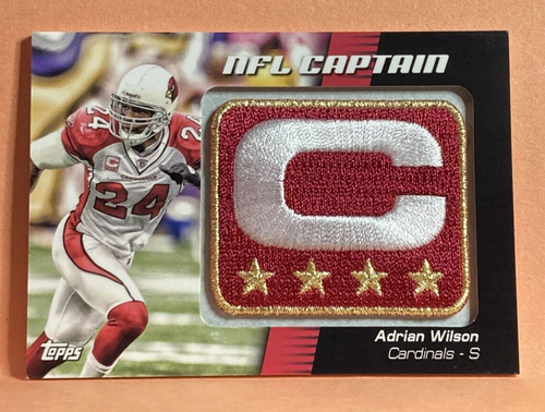 2012 Topps ADRIAN WILSON NFL Captain Card #NCP-AW Cardinals | eBay