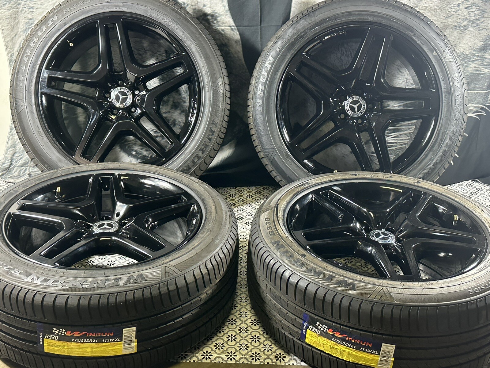 21" OEM Mercedes GLS GLE GL Genuine AMG GLS 63 350 400 500 Wheels Rims ...