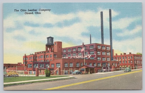 The Ohio Leather Company, Factory Girard Ohio Postcard | eBay