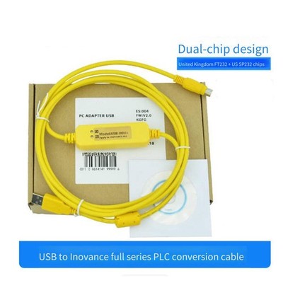 USB-HOU Cable for Inovance H0U H1U H2U H3U PLC Programming 3M | eBay