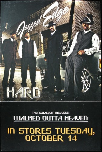 JAGGED EDGE "HARD" 2003 PROMO POSTER/FLAT 2-SIDED 12X18 ~RARE~ *NEW* | eBay