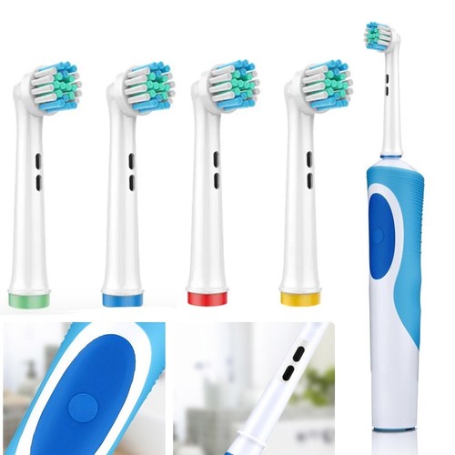 4 Pack Compatible Oral B Heads For Electric Tooth Brush Replacement ...