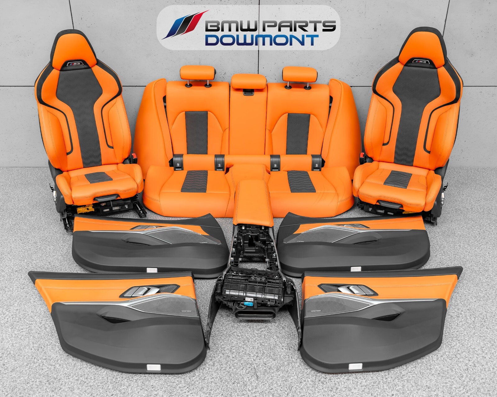 BMW M3 G80 INNENAUSSTATUNG LEDER SITZE SEATS INTERIOR M-POWER MERINO ...