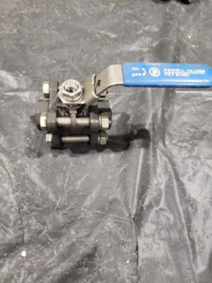 Powell 1/2" Weld Ball Valve 1000 WOG 1000WOG WCB New | eBay