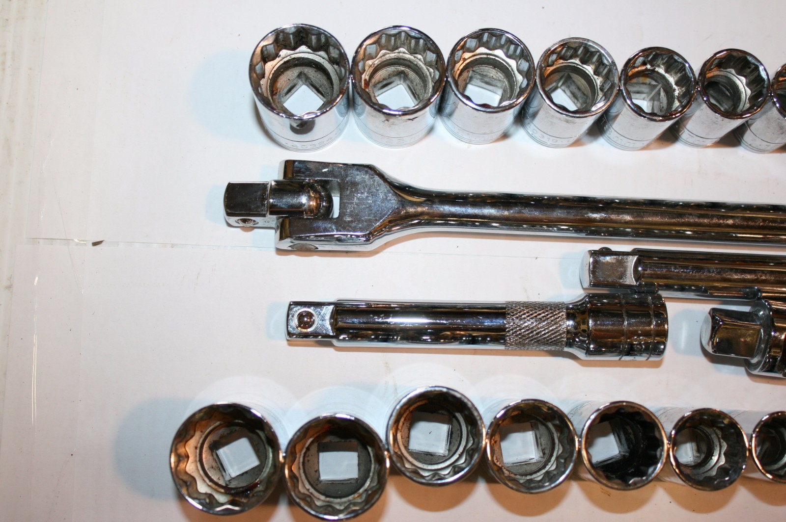 SK TOOLS BREAKER BAR UNIVERSAL JOINT EXTENSIONS SAE & METRIC 12P SOCKET ...