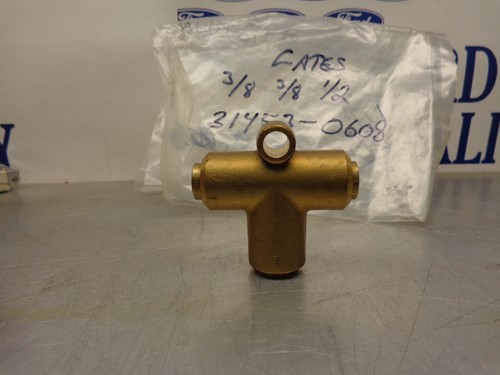 Gates G31453-0608 TEE T 3/8 3/8 1/2 Air Brake Surelok Mega Crimp ...