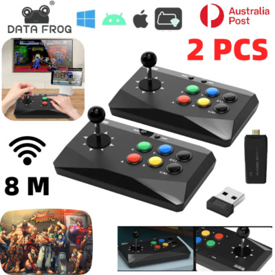 Data Frog 2X Game Consoles Wireless Retro Street Fighter Controller ...