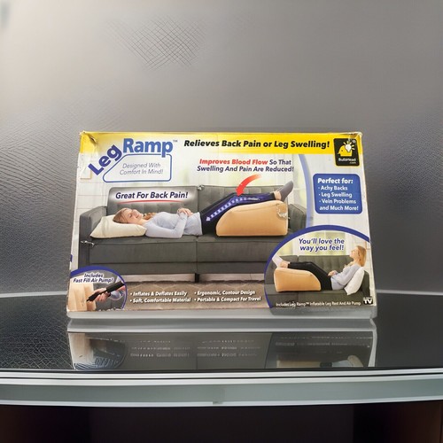 Leg Ramp for Back- Knee -and Leg Pain Relief -Improves Circulation As ...