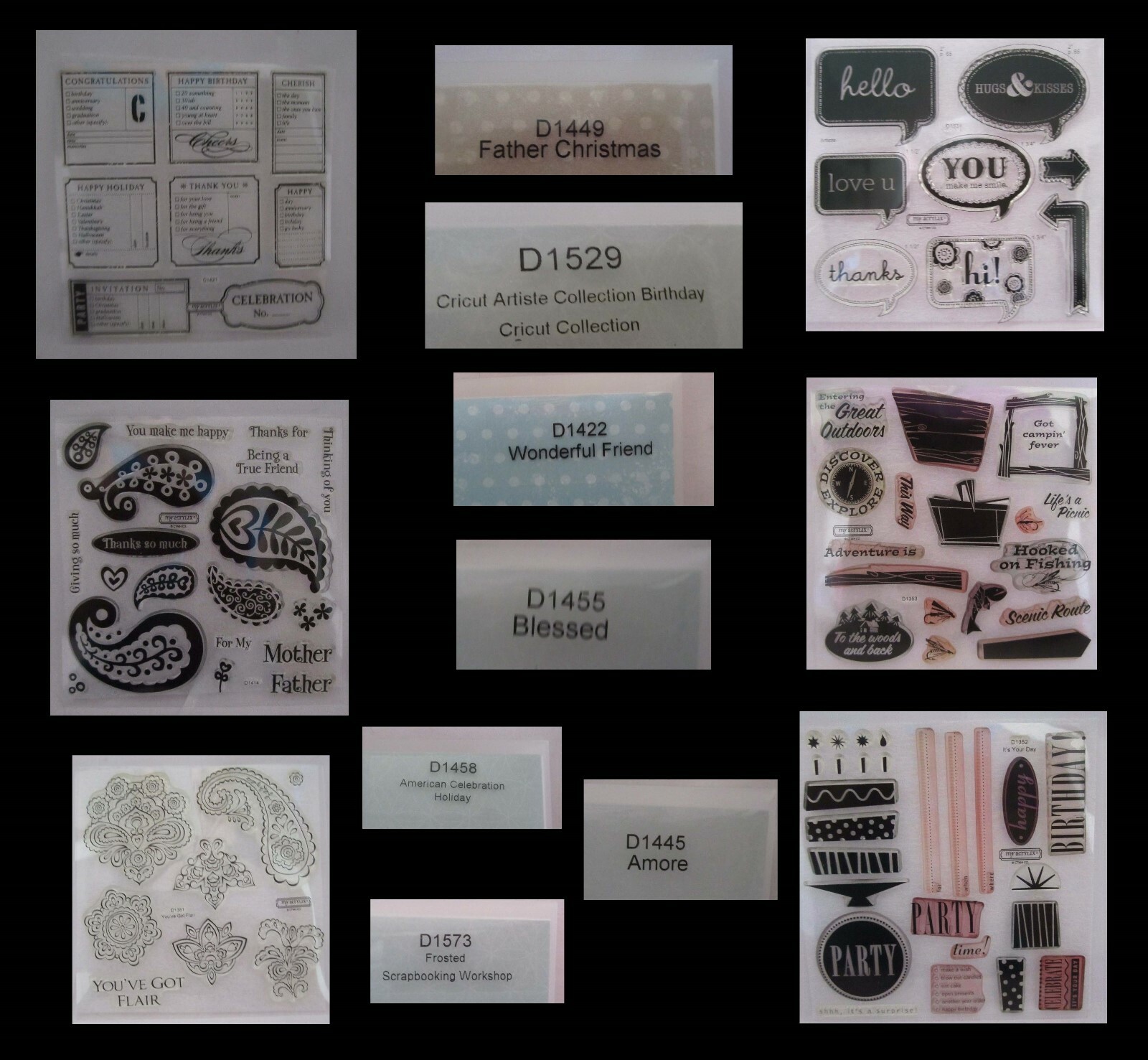CLOSE TO MY HEART CTMH D "D" SERIES Stamp Sets You Pick the One You ...
