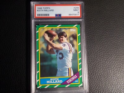 1986 TOPPS #299 KEITH MILLARD PSA 9 | eBay