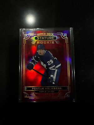 2022-23 Upper Deck Stature Pontus Holmberg Red Parallel Rookie Card /75 ...