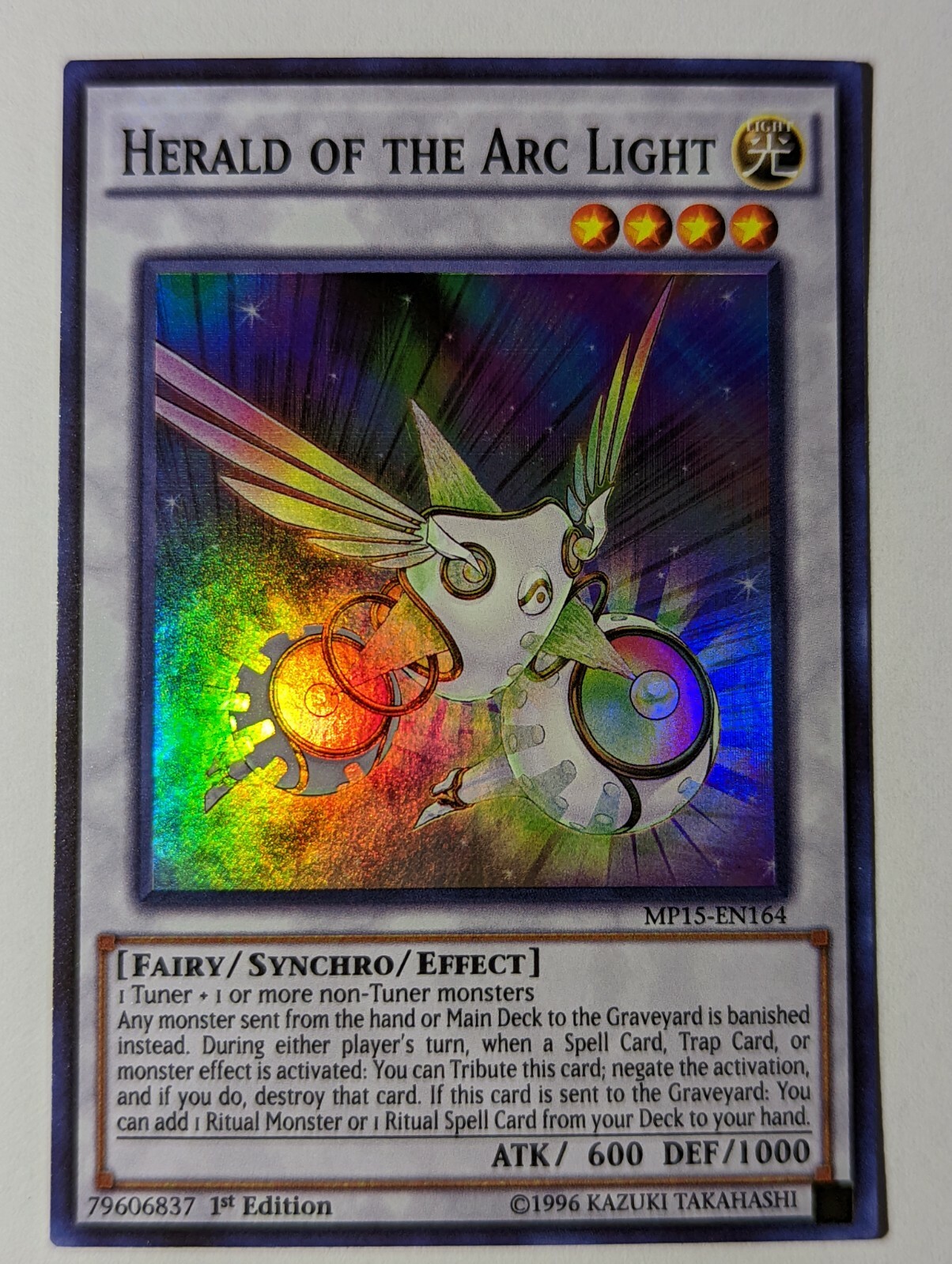 Yugioh - Herald of the Arc Light MP15-EN164 Super 1st - NM/VLP | eBay