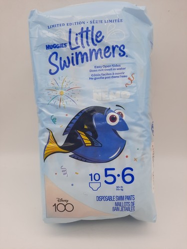 Huggies Little Swimmers Swim Diapers Size 5-6 Finding Nemo 10Count 32 ...