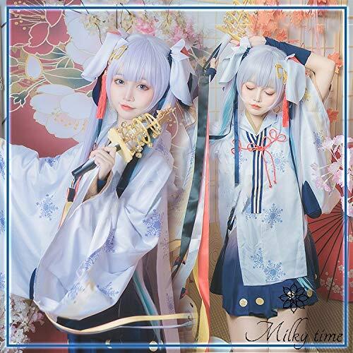 Snow Miku with Wig 2018 Yukitancho Shrine Maiden VOCALOID Hatsune Miku ...