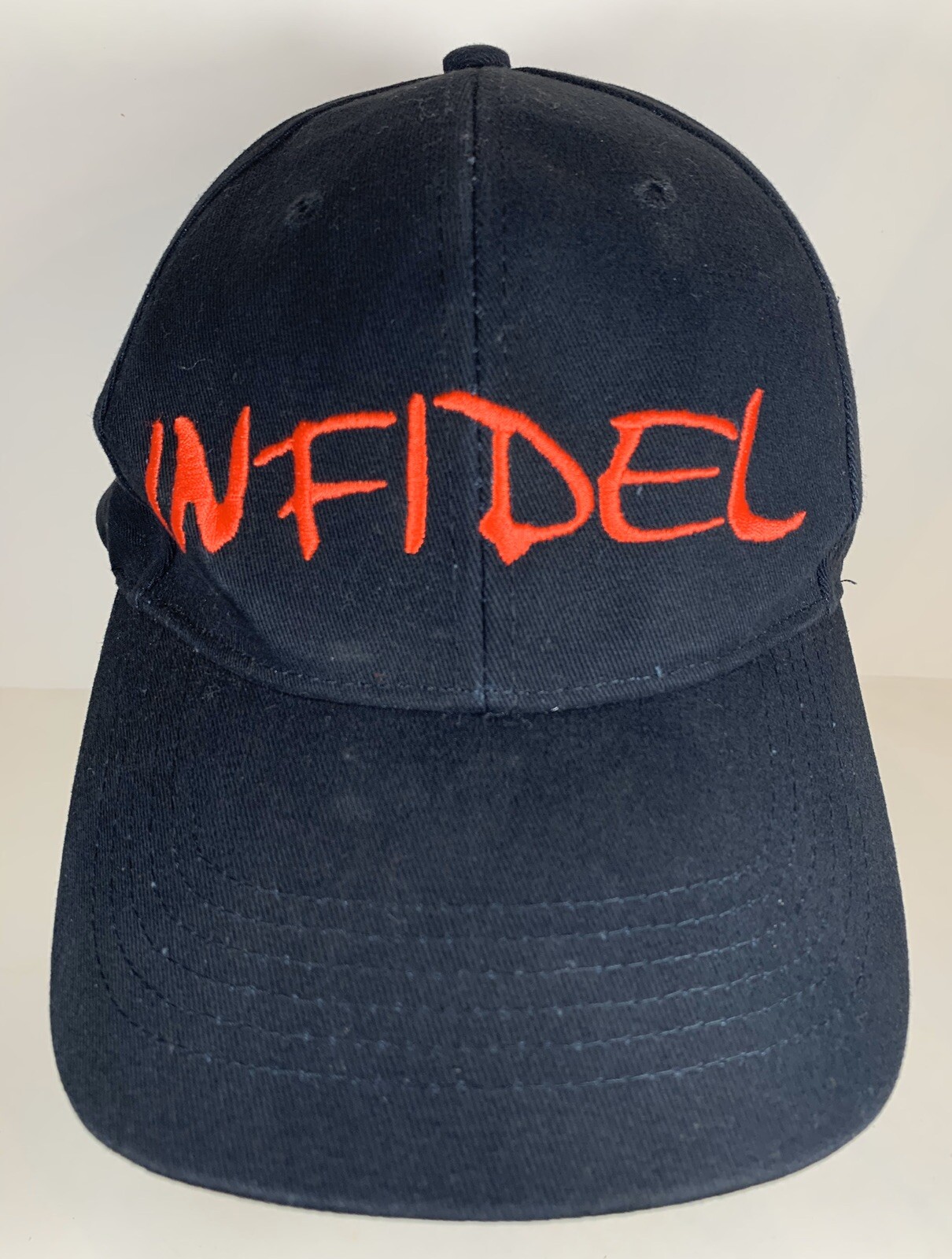 Infidel Cap Arabic Black Red War No Religion Unfaithful Hat Strapback ...