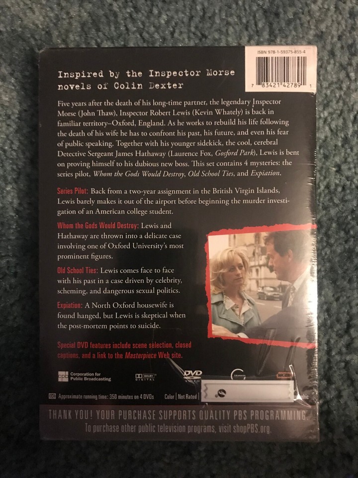 Inspector Lewis: The Pilot and Complete 1st Series (Masterpiece) (DVD ...