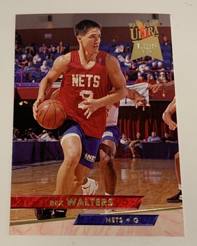 NBA REX WALTERS New Jersey Nets 1993-94 Fleer Ultra ROOKIE RC Trading ...