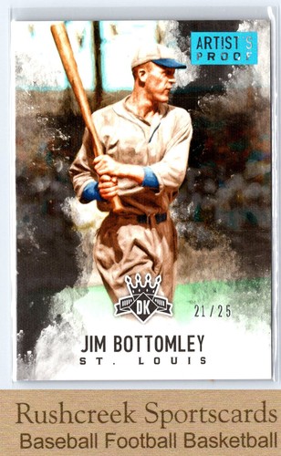2017 Panini Diamond Kings - Jim Bottomley #43 Artist Proof Blue /25 for ...