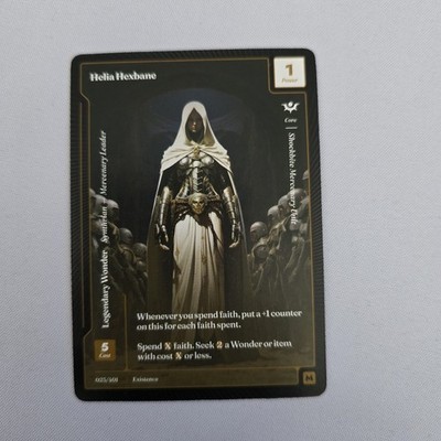 Wonders of the First 2025 - MYTHIC Paper - Helia Hexbane 25/401 TCG | eBay