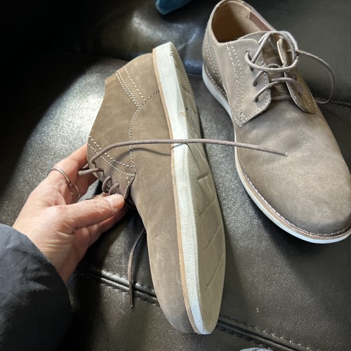 Clarks 1825 Brown Suede Comfort Casual Lace Up Oxfords Shoes Sz 8 | eBay