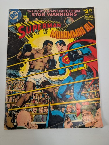 SUPERMAN VS MUHAMMAD ALI (1978) DC EDITION NEAL ADAMS COVER ART! Comic ...