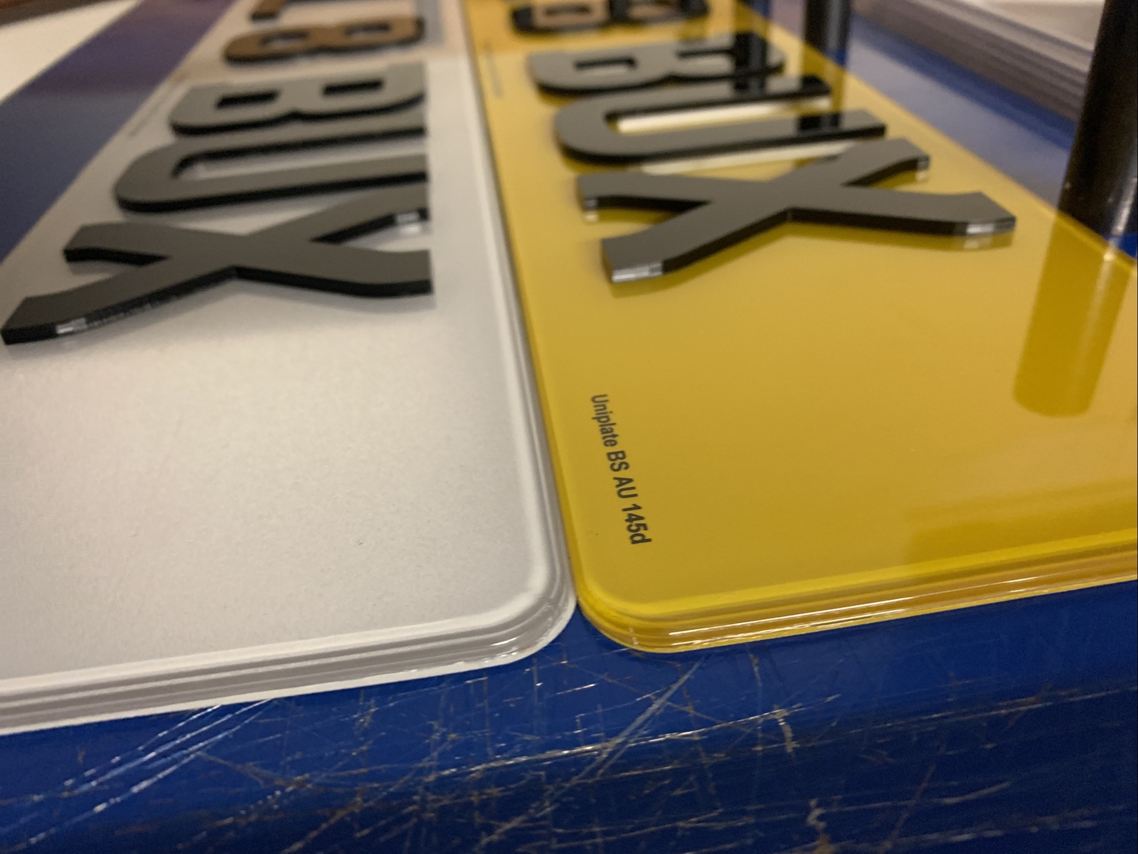 4D LASER CUT ACRYLIC NUMBER PLATES 100% MOT AND ROAD LEGAL | eBay UK