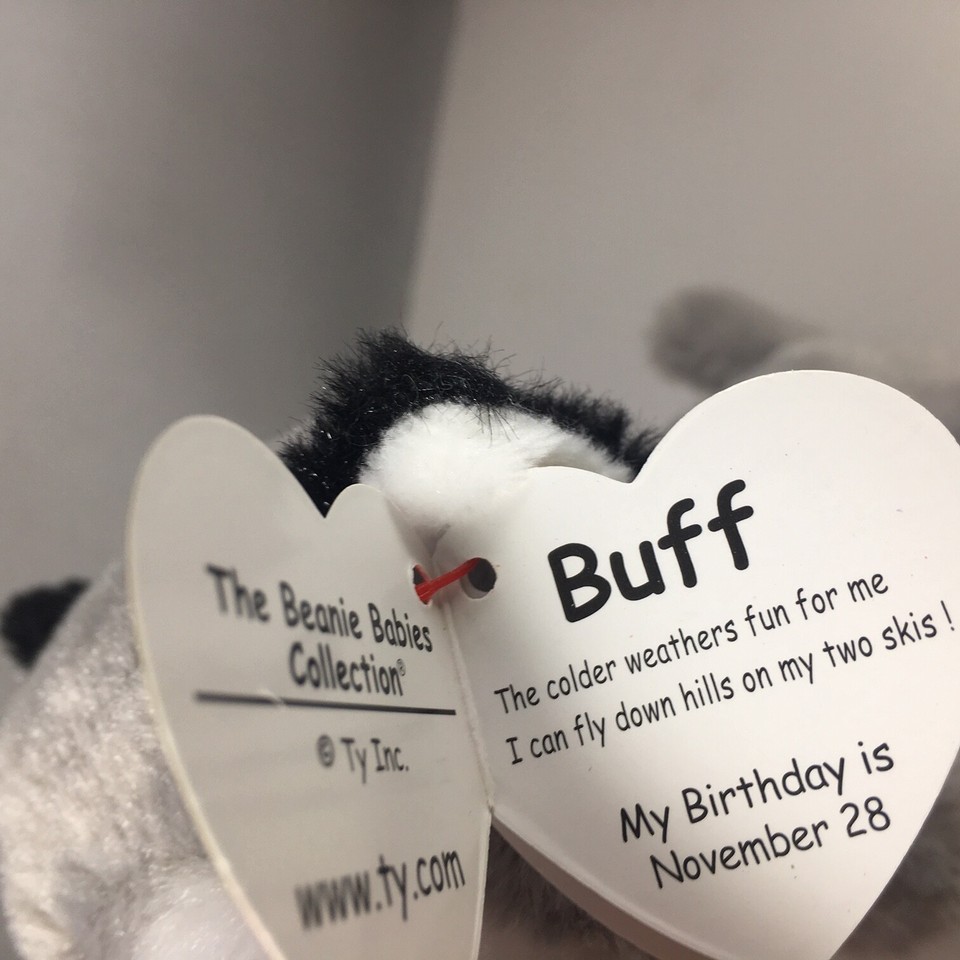Ty Beanie Baby - BUFF the Husky Dog (6 Inch) Stuffed Plush Animal Toy ...