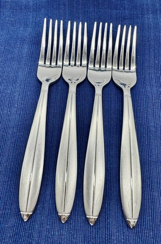 Cambridge Silver Stainless Dinner Fork 8 inch Lot of 4 CBS46 Satin ...