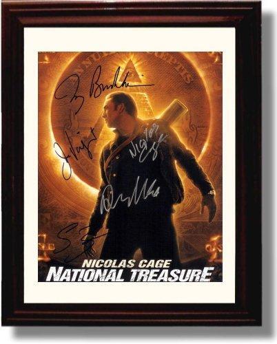 Unframed Cast of National Treasure Autograph Promo Print - National ...