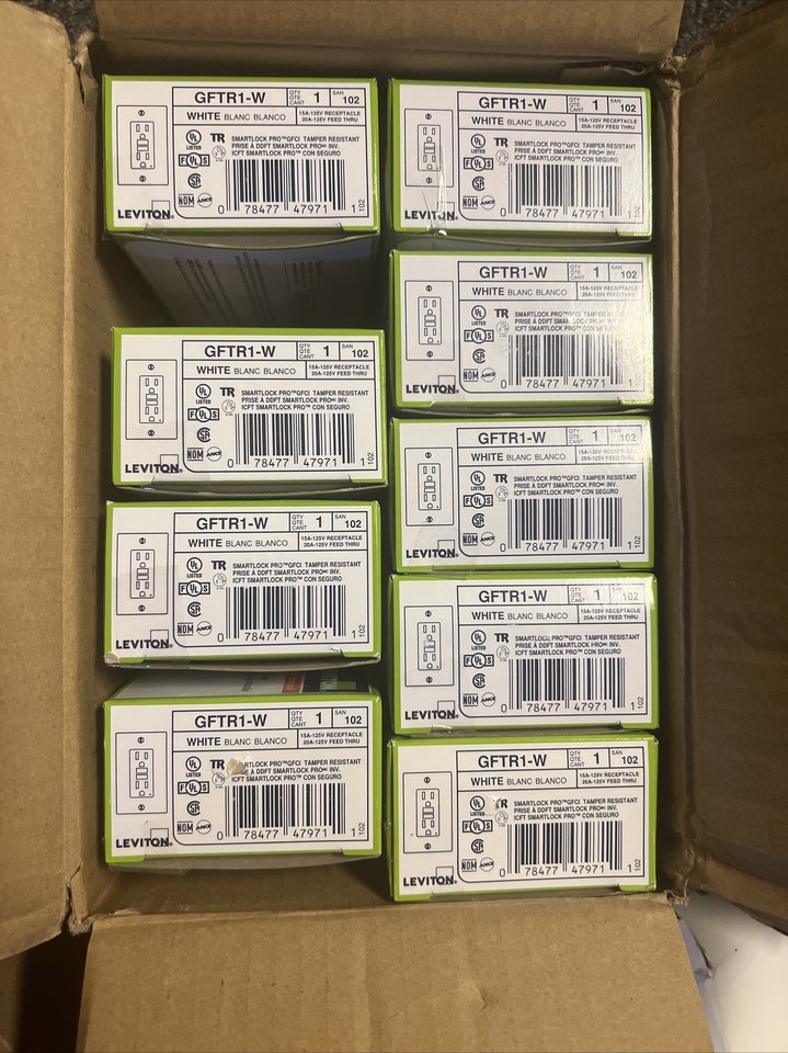 Leviton GFTR1-W Tamper-Resistant 15A 125V Outlet - White | eBay